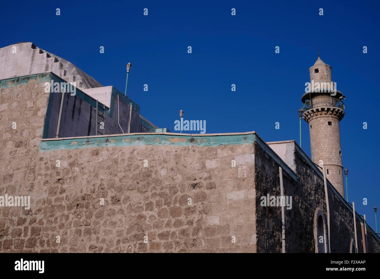 View of the Great Mosque of Ramla in the city of Ramle or Ramleh Israel ...