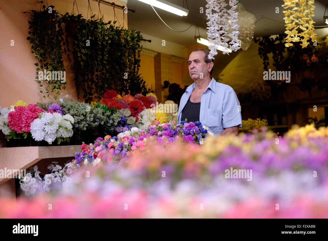 Market scene in the city of Ramle Ramla or Ramleh Israel Stock Photo ...