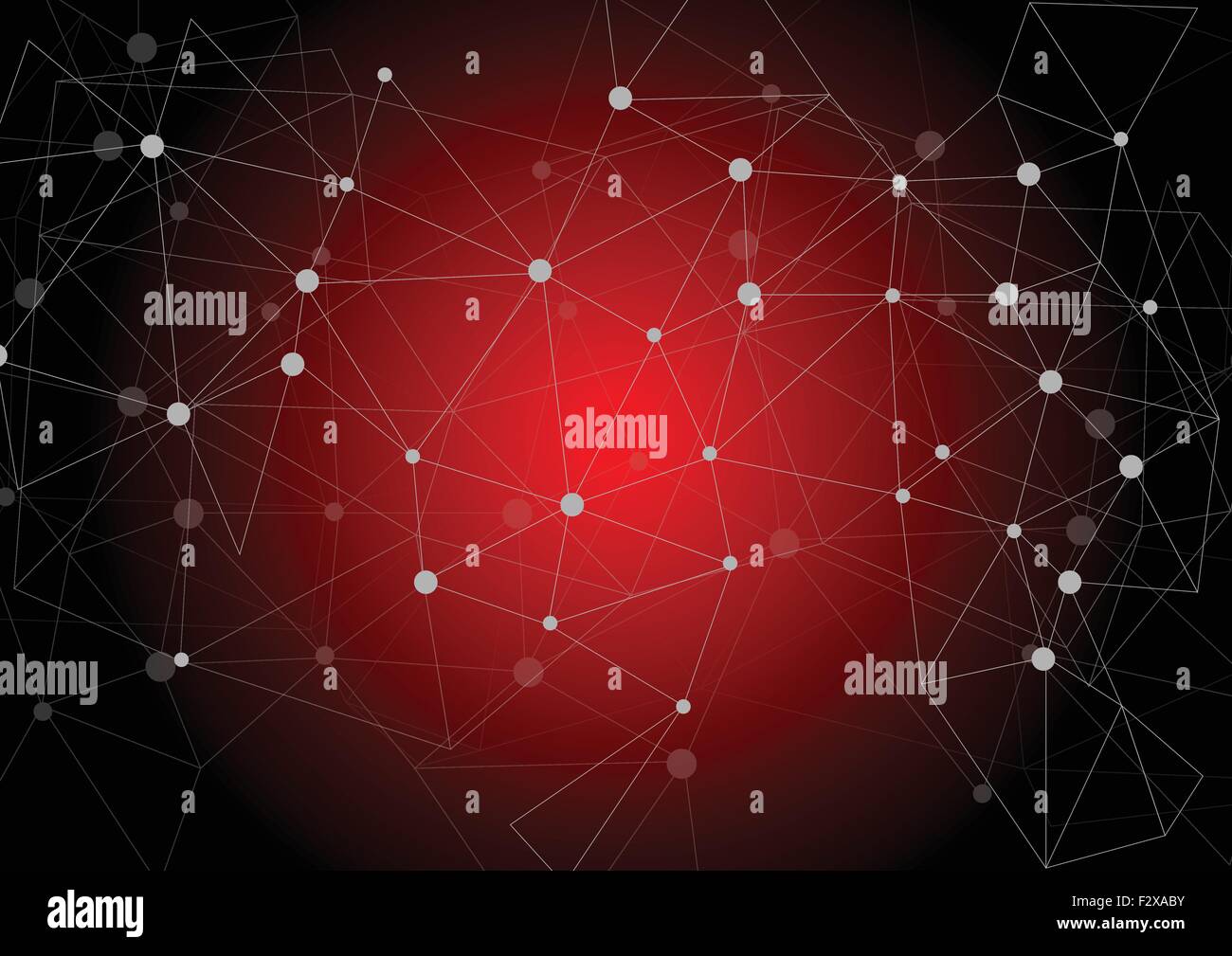 Dark red polygonal communication background. Vector design Stock Vector ...