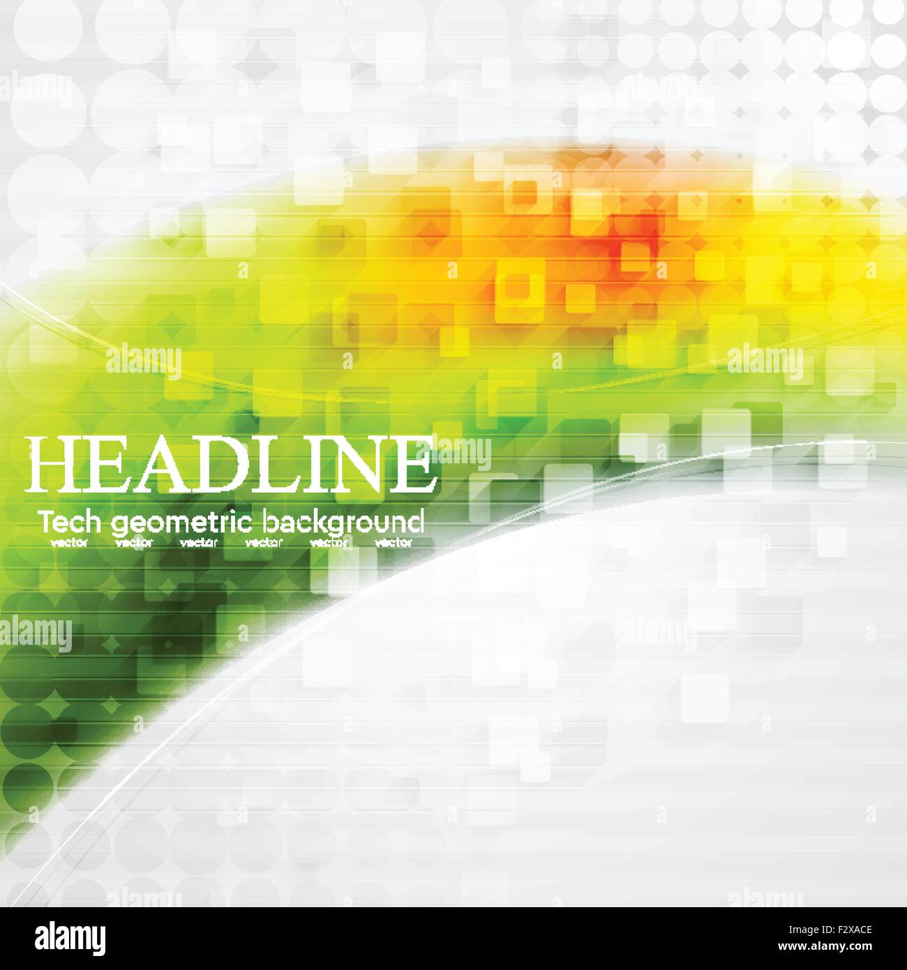 Bright colorful tech wavy background. Vector small squares design Stock ...