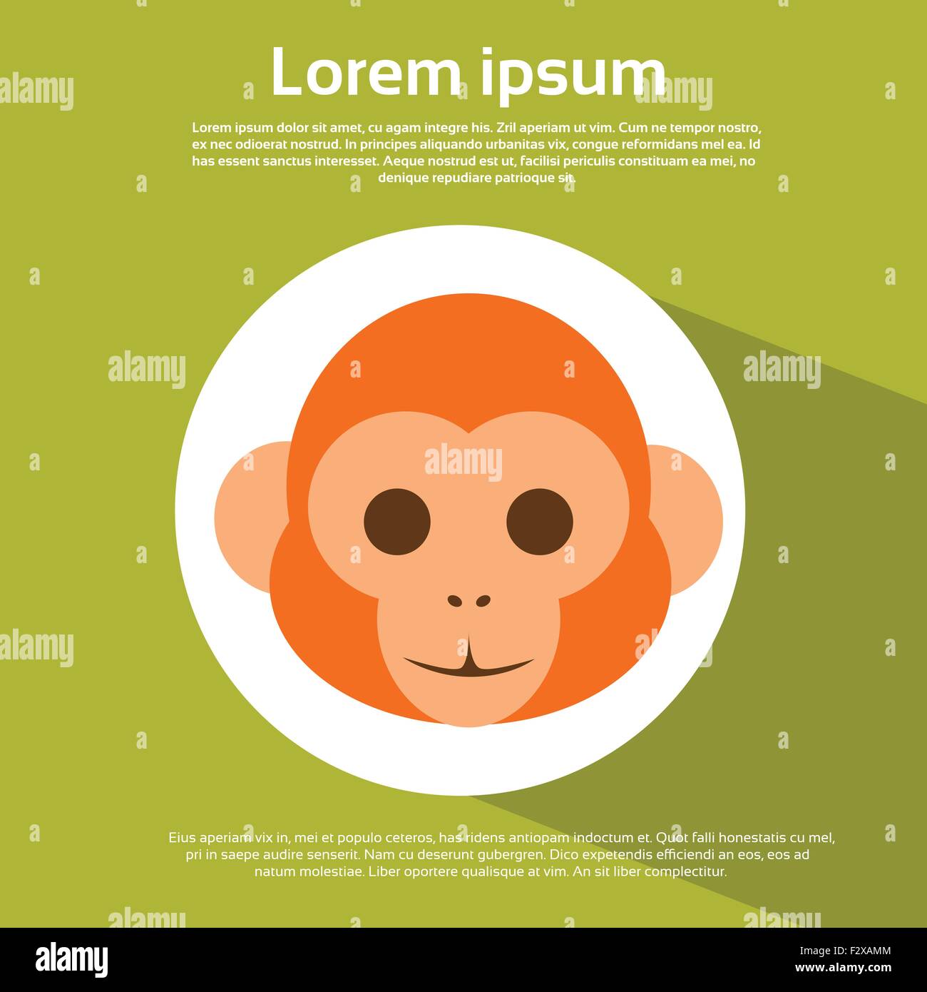 Monkey stamp Stock Vector Images - Alamy