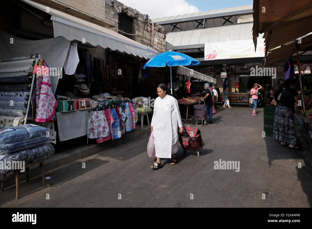 Market scene in the city of Ramle Ramla or Ramleh Israel Stock Photo ...