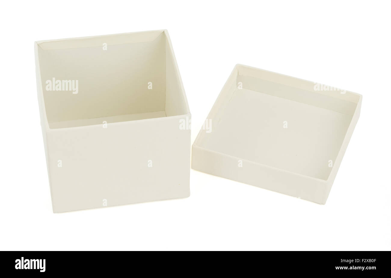 Open white box Stock Photo - Alamy