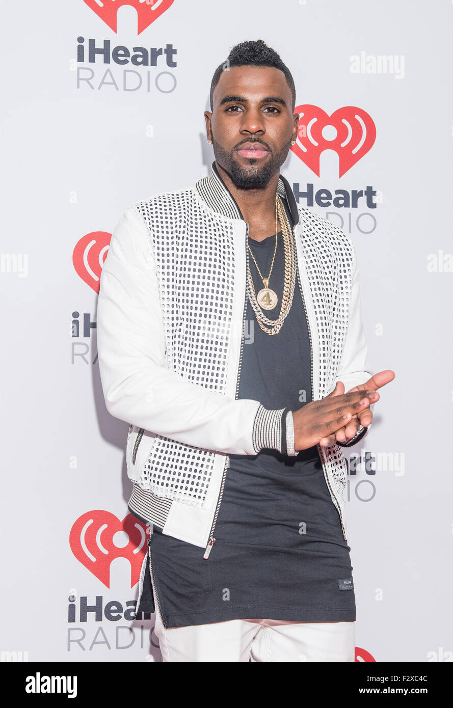 Singer Jason Derulo attends the 2015 iHeartRadio Music Festival in Las ...