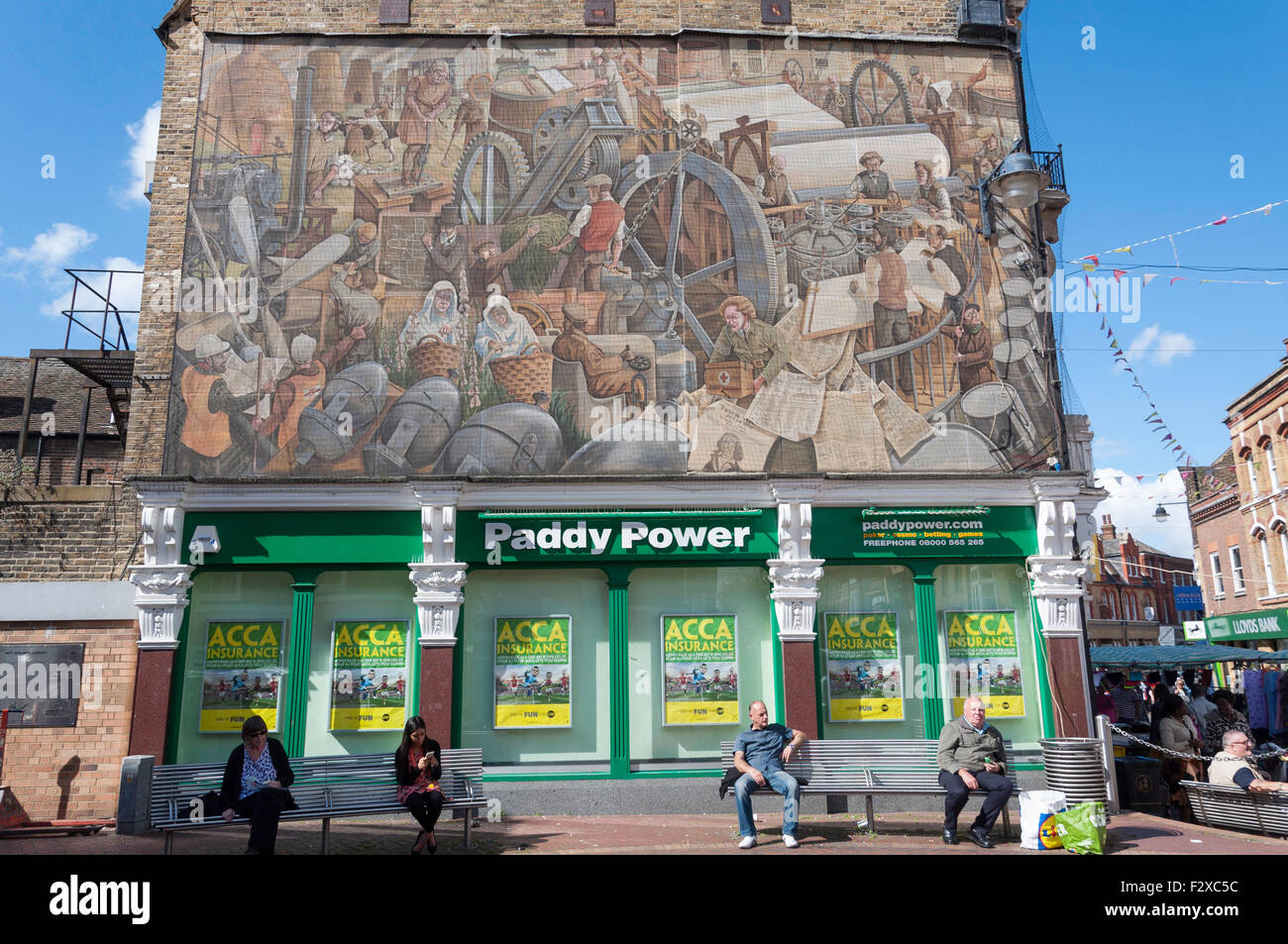 Dartford Industry Mural, One Bell Corner, Dartford High Street ... Dartford Industry Mural, One Bell Corner, Dartford High Street ...