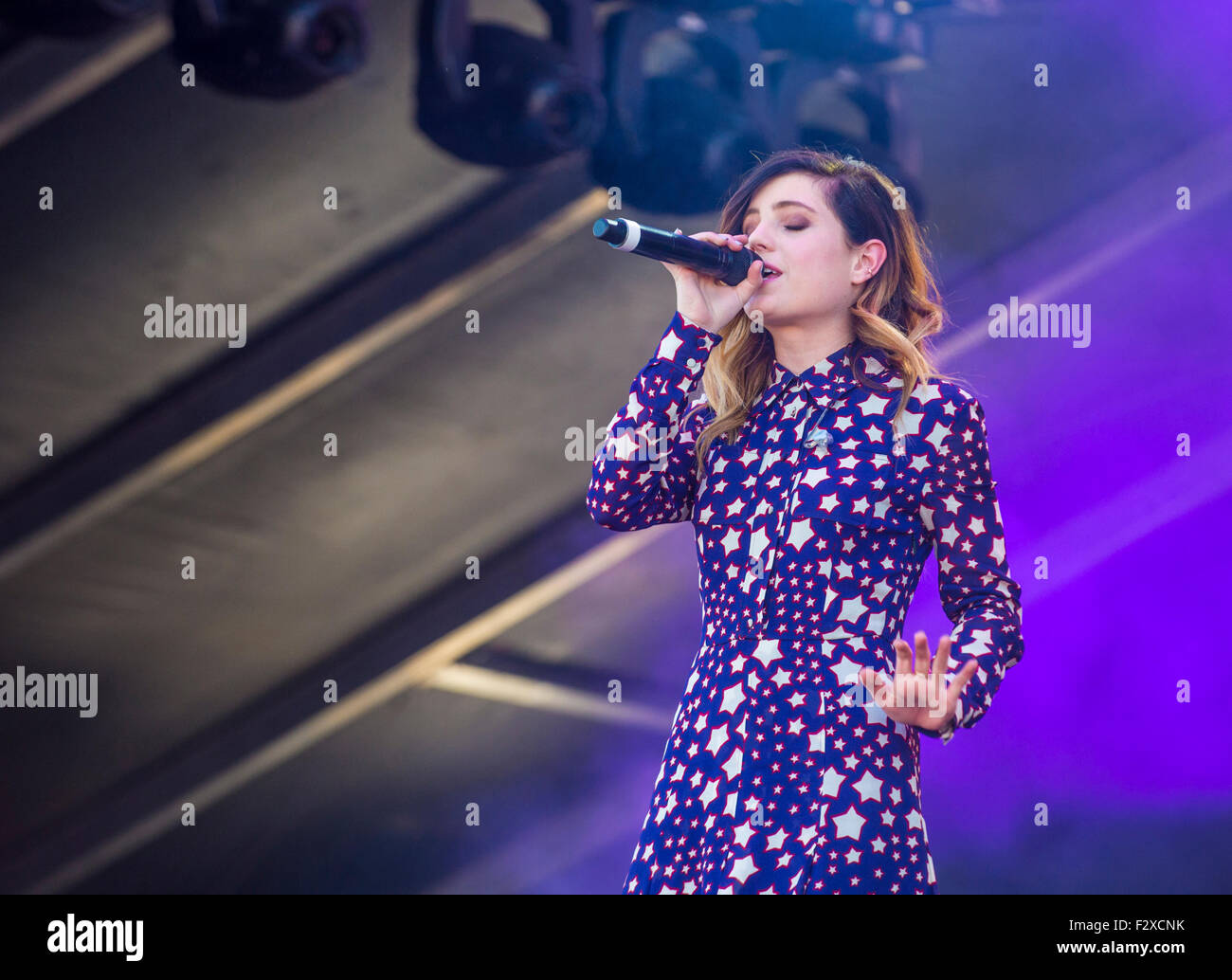 Echosmith iheartradio music festival village hi-res stock photography ...
