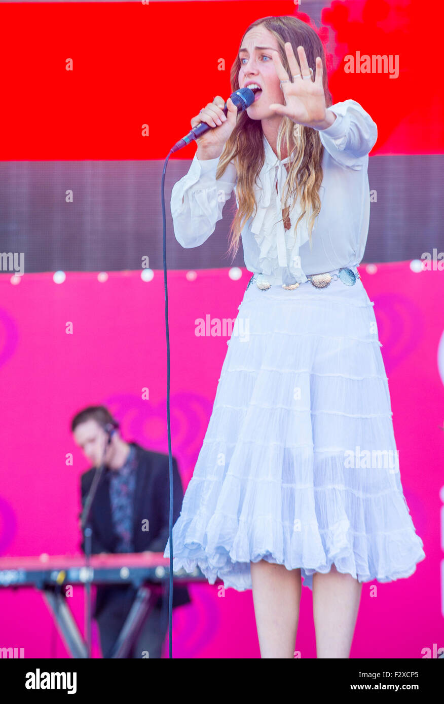 Singer Zella Day performs onstage at the 2015 iHeartRadio Music ...