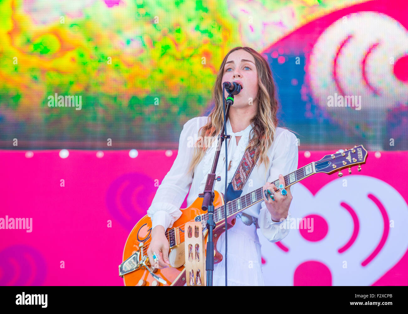 Singer Zella Day performs onstage at the 2015 iHeartRadio Music ...