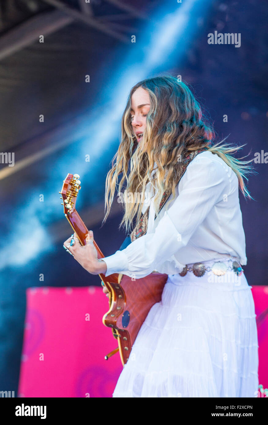 Singer Zella Day performs onstage at the 2015 iHeartRadio Music ...