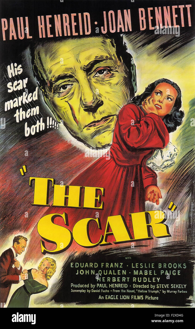 Scar, The - Movie Poster Stock Photo - Alamy