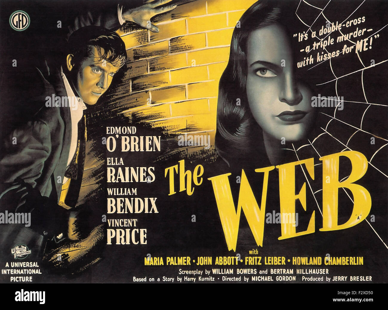 Web, The - Movie Poster Stock Photo - Alamy
