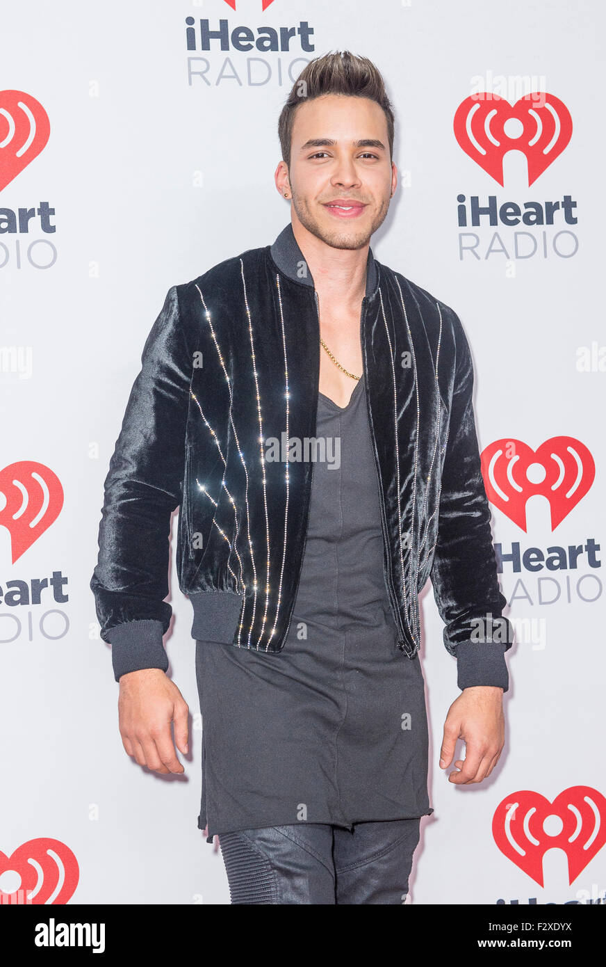 Singer Prince Royce attends the 2015 iHeartRadio Music Festival at MGM ...