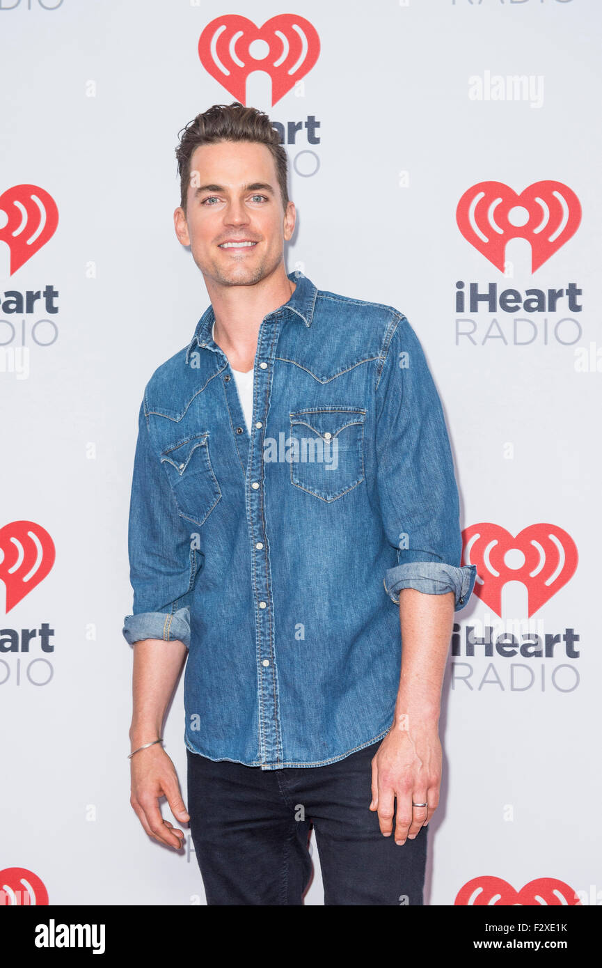 Actor Matt Bomer attends the 2015 iHeartRadio Music Festival at MGM ...