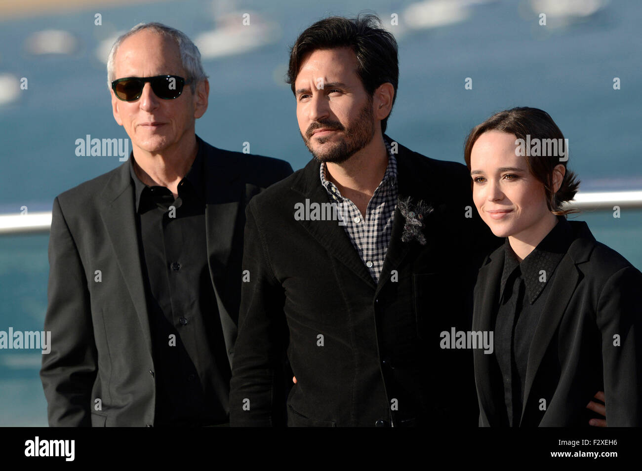 Michael Shamberg, Peter Sollett and Ellen Page attend the photocall for ...