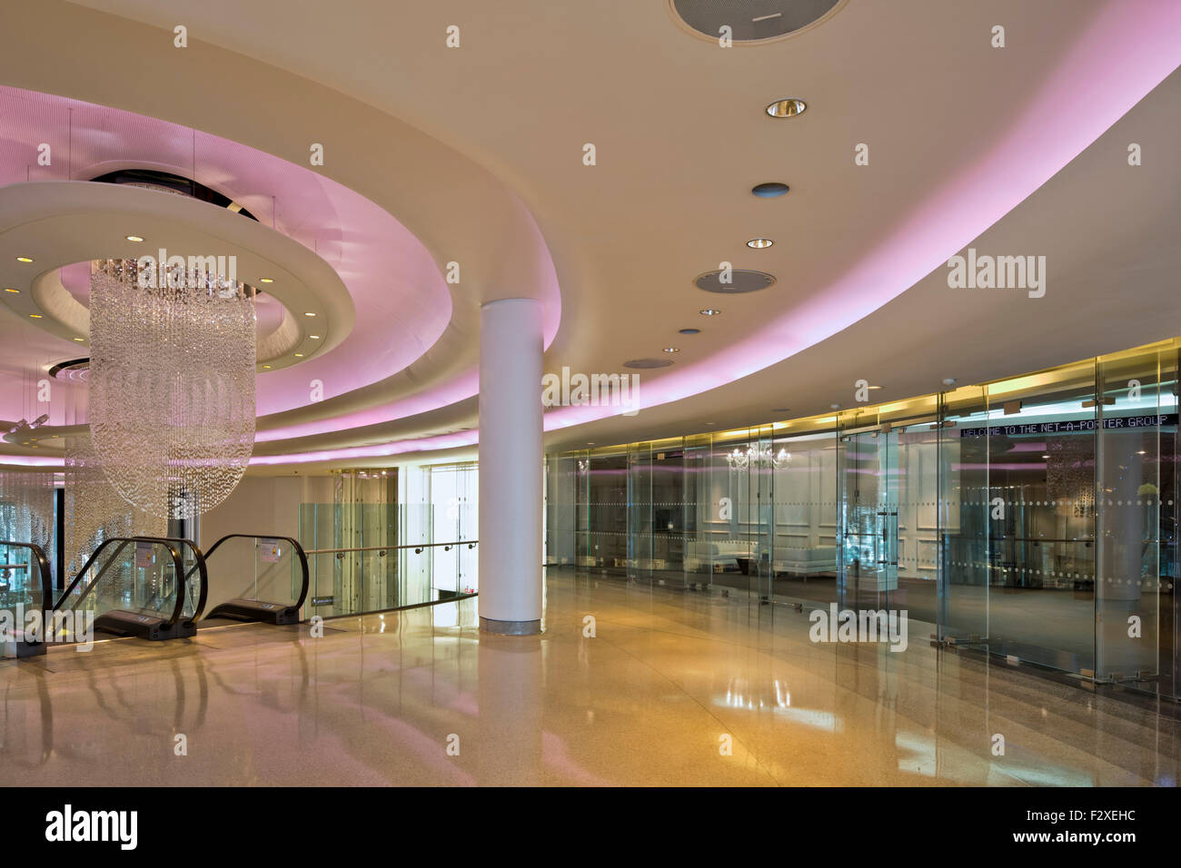 Entrance from the Westfield Centre. Net-a-Porter offices at the ...