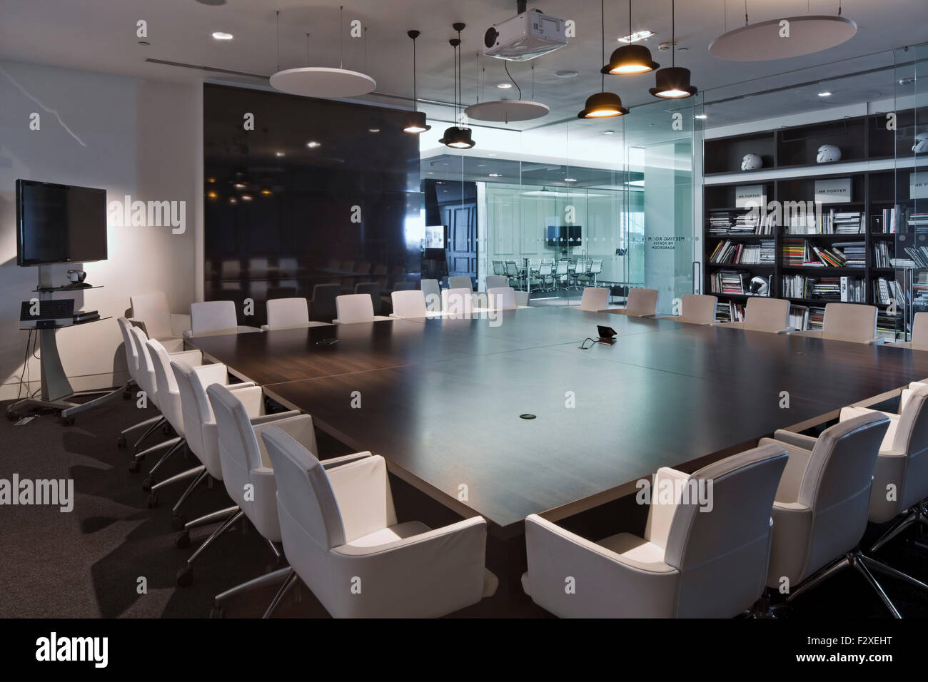 Mr Porter boardroom. Net-a-Porter offices at the Westfield Centre ...