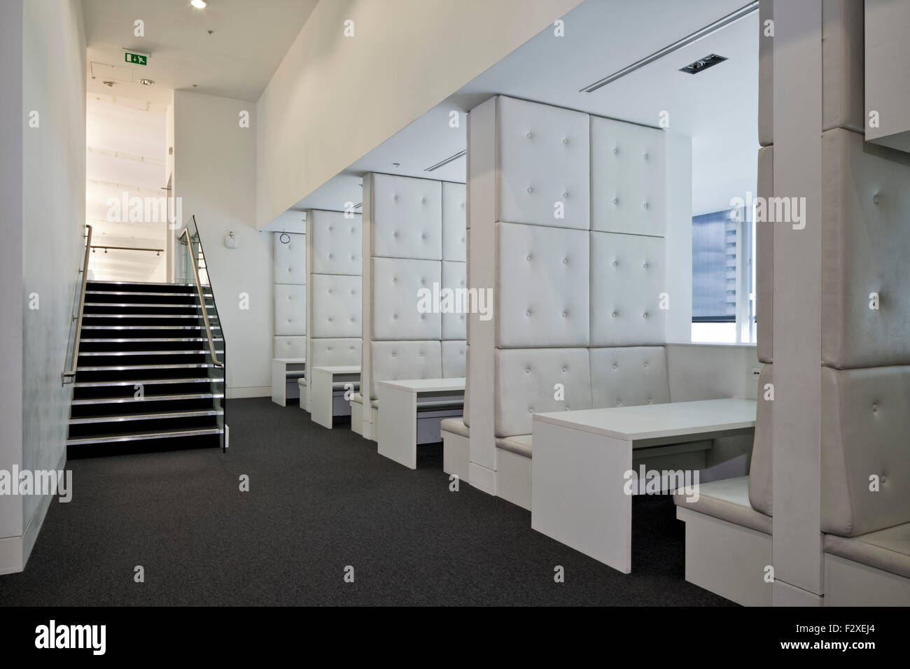 Breakout area. Net-a-Porter offices at the Westfield Centre, London ...