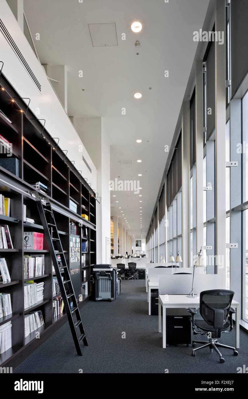 Library. Net-a-Porter offices at the Westfield Centre, London, United ...