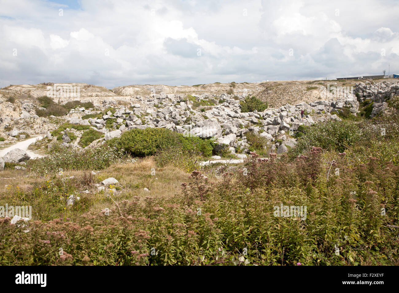 Tout Quarry, Isle of Portland, Dorset, England, UK Stock Photo - Alamy