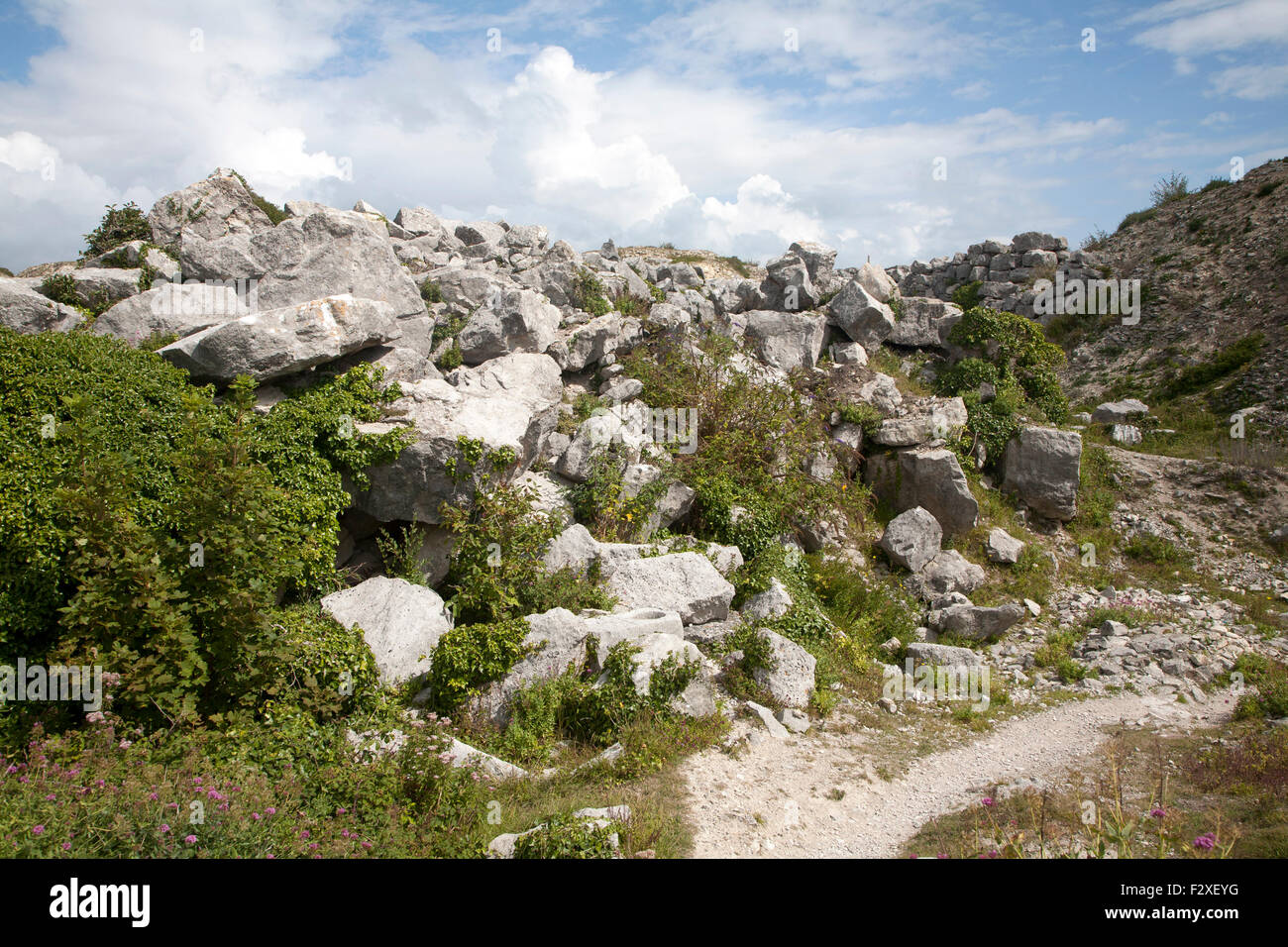 Tout Quarry, Isle of Portland, Dorset, England, UK Stock Photo - Alamy