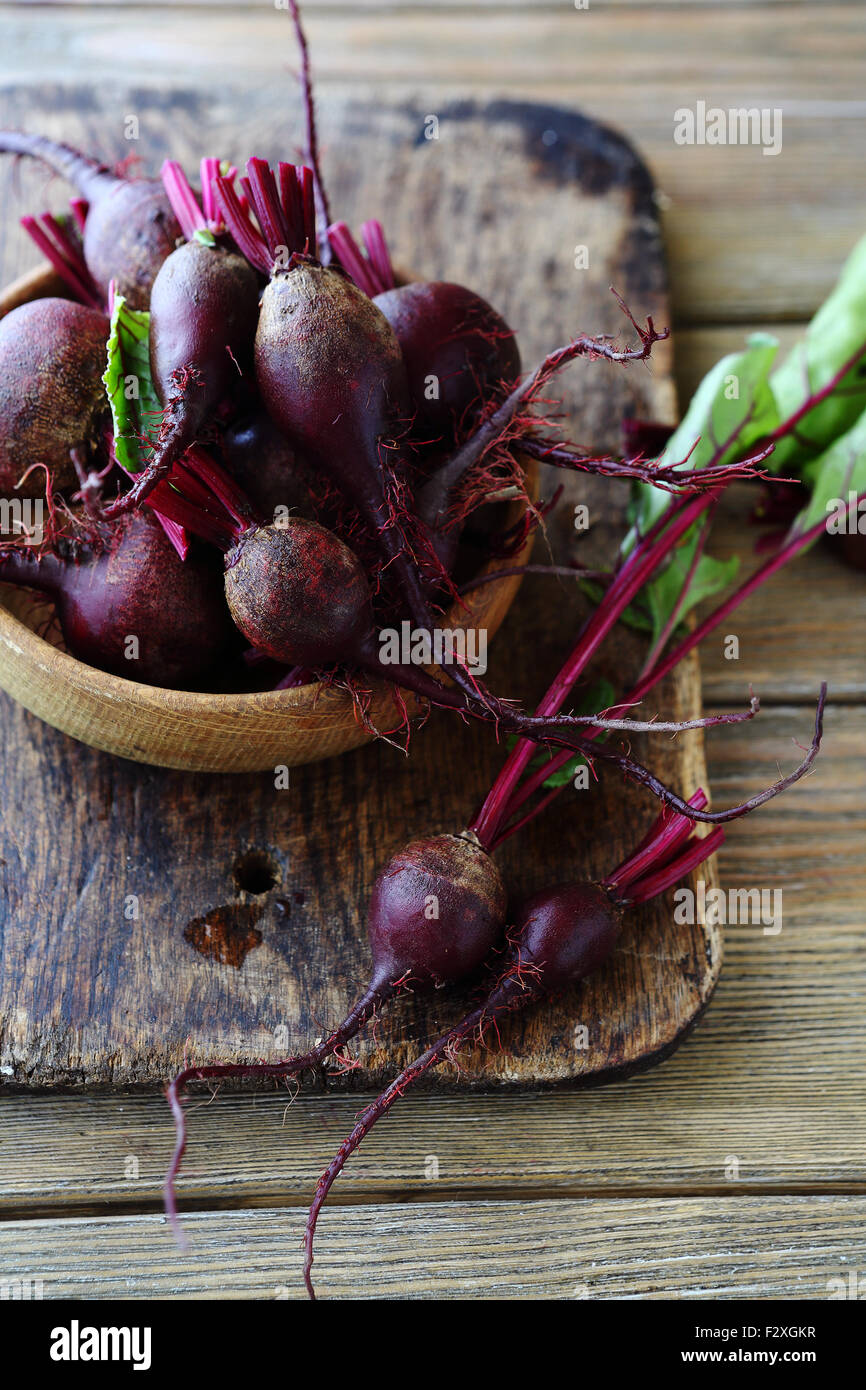 small young beets in bowl, food closeup Stock Photo - Alamy