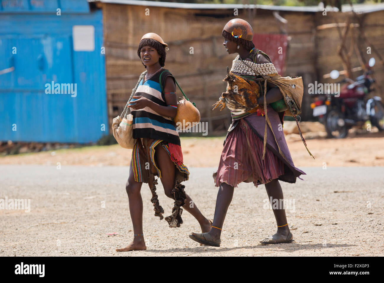 Africa, Ethiopia, Omo region, Ari Tribe woman Photographed at the ...