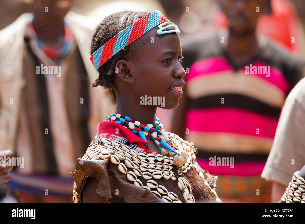 Africa, Ethiopia, Omo region, Ari Tribe woman Photographed at the ...