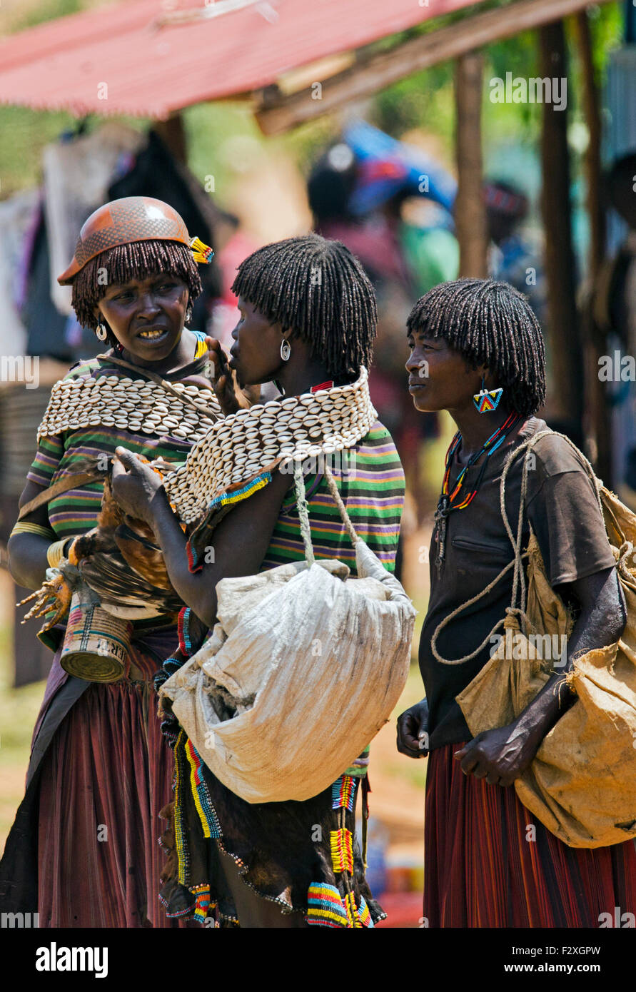 Africa, Ethiopia, Omo region, Ari Tribe woman Photographed at the ...