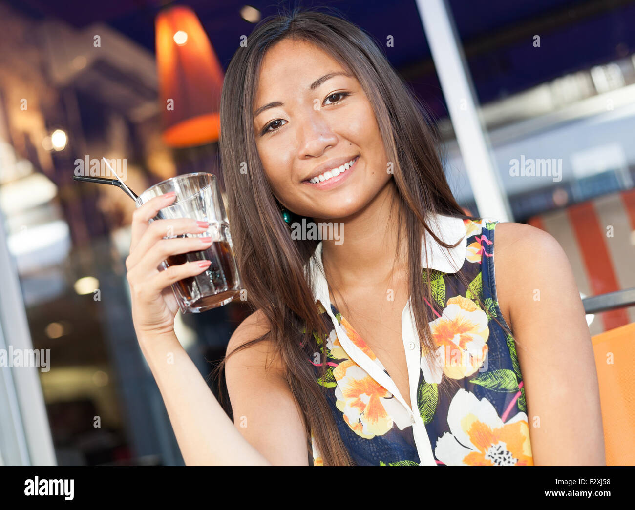 Soda woman hi-res stock photography and images - Alamy