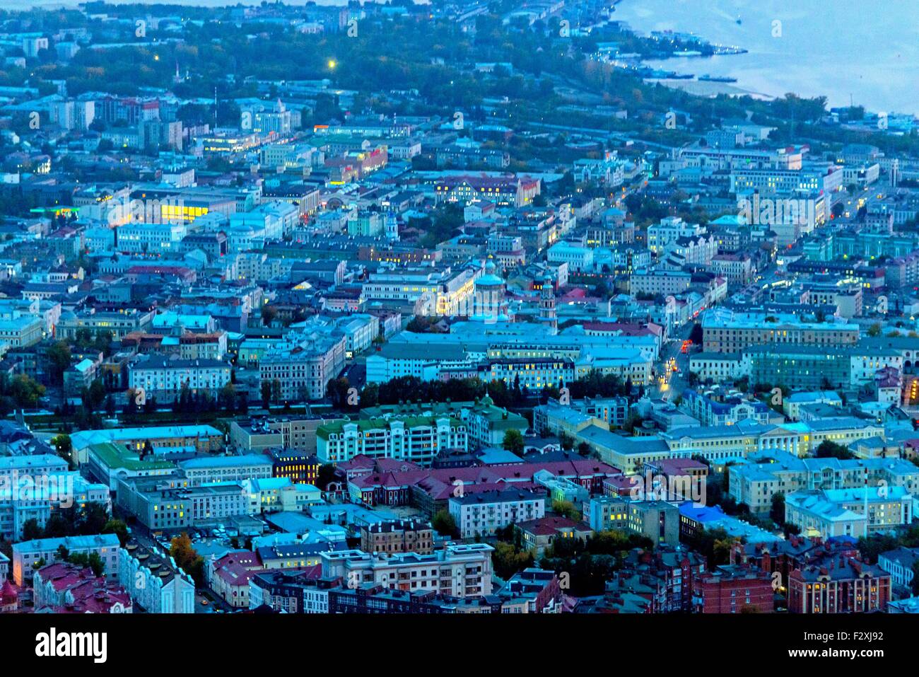 Russia, Republic of Tatarstan, Kazan. Downtown area Stock Photo - Alamy