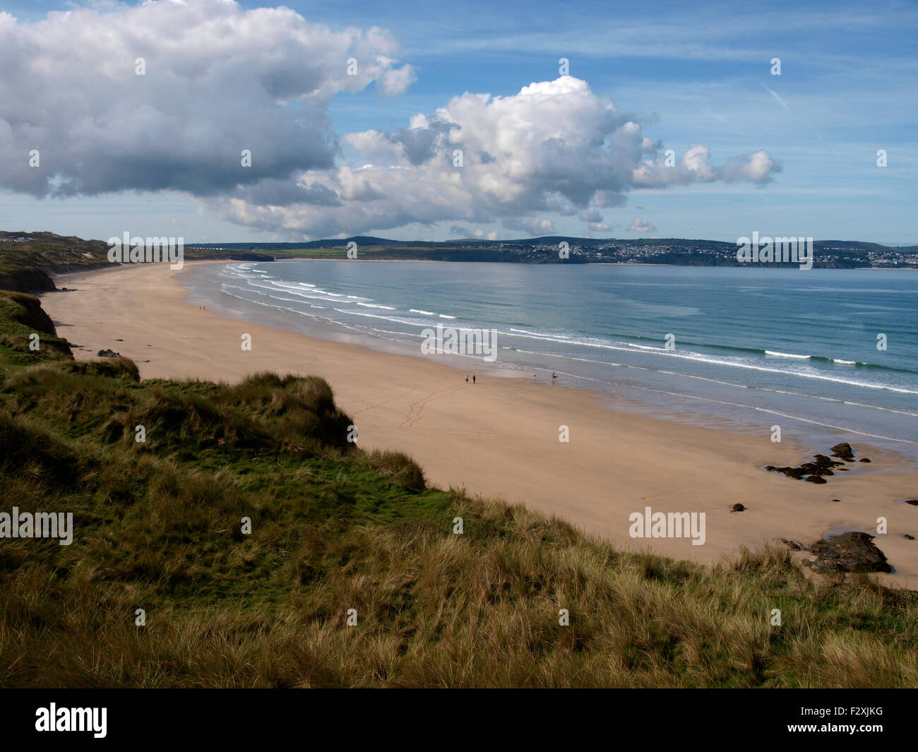 Gwithian to Hayle beach, Cornwall, UK Stock Photo - Alamy