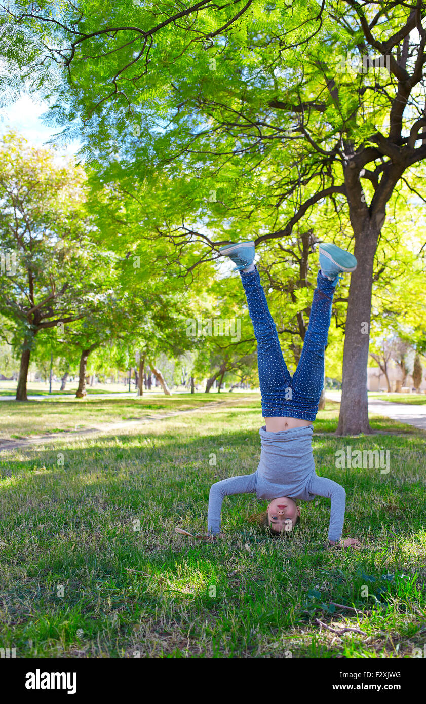 Upside down kid hi-res stock photography and images - Alamy