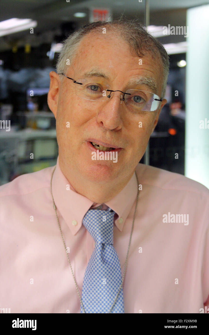 New York, USA. 18th Aug, 2015. 59-year old Charlie Pellett smiles as he ...