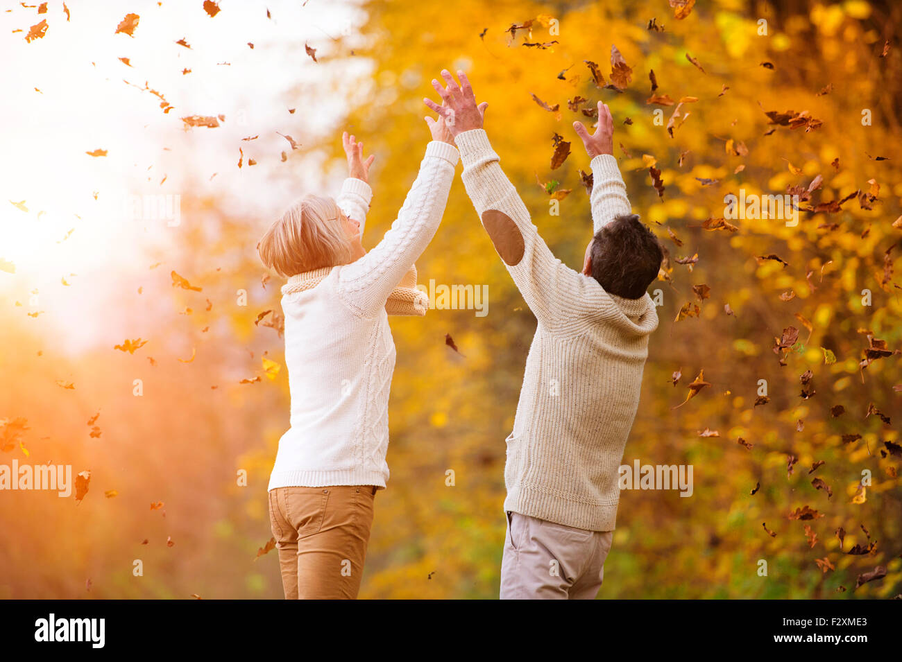 Old people having fun playing hi-res stock photography and images - Alamy