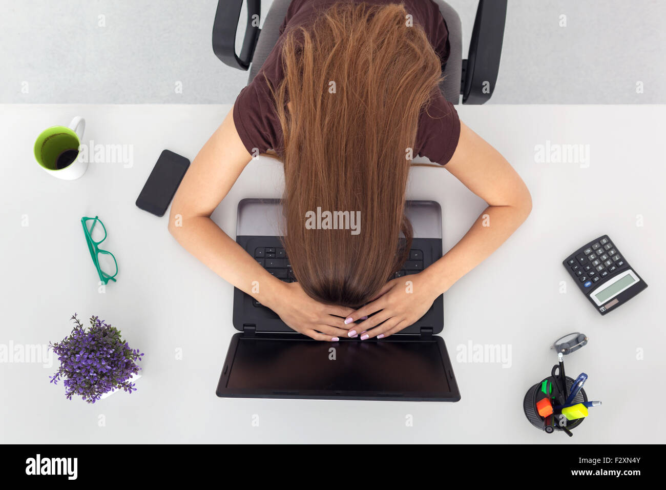 Tired after hard work hi-res stock photography and images - Alamy