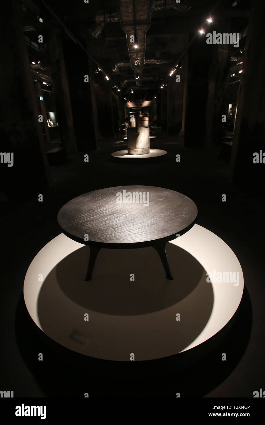 A table from the living room of Berthold Beitz from the 1960s is on ...