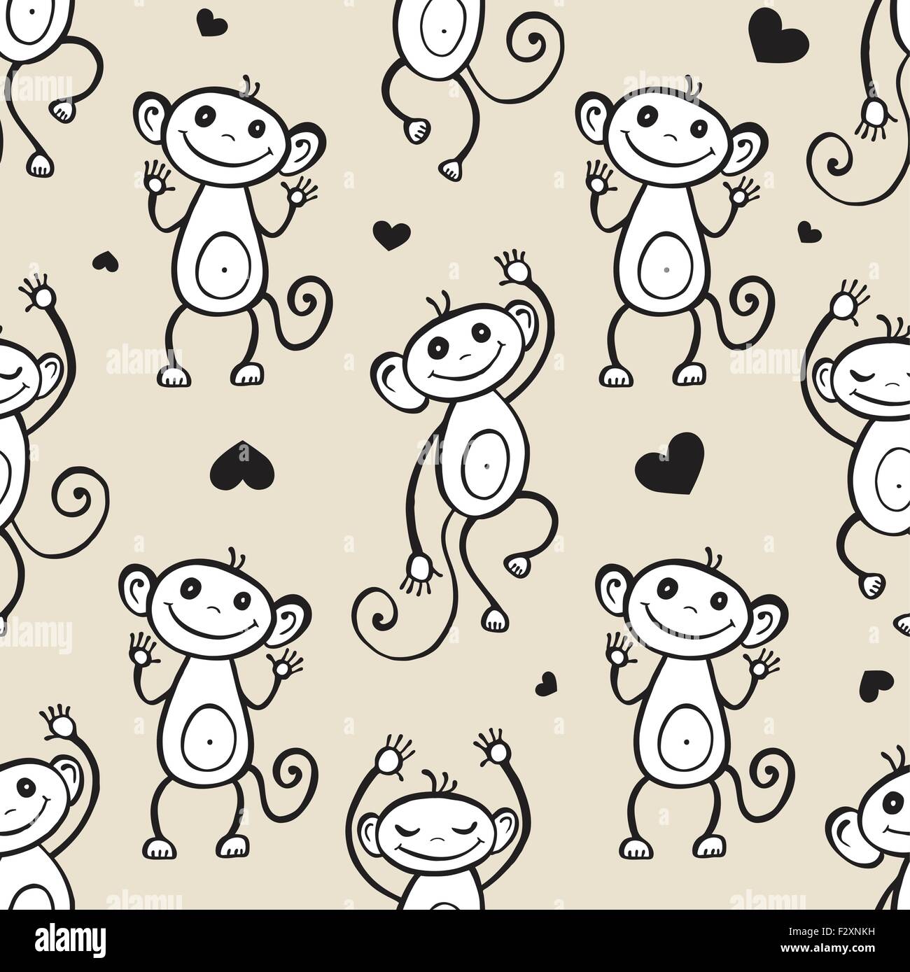 Chinese zodiac Monkey Stock Vector Image & Art - Alamy