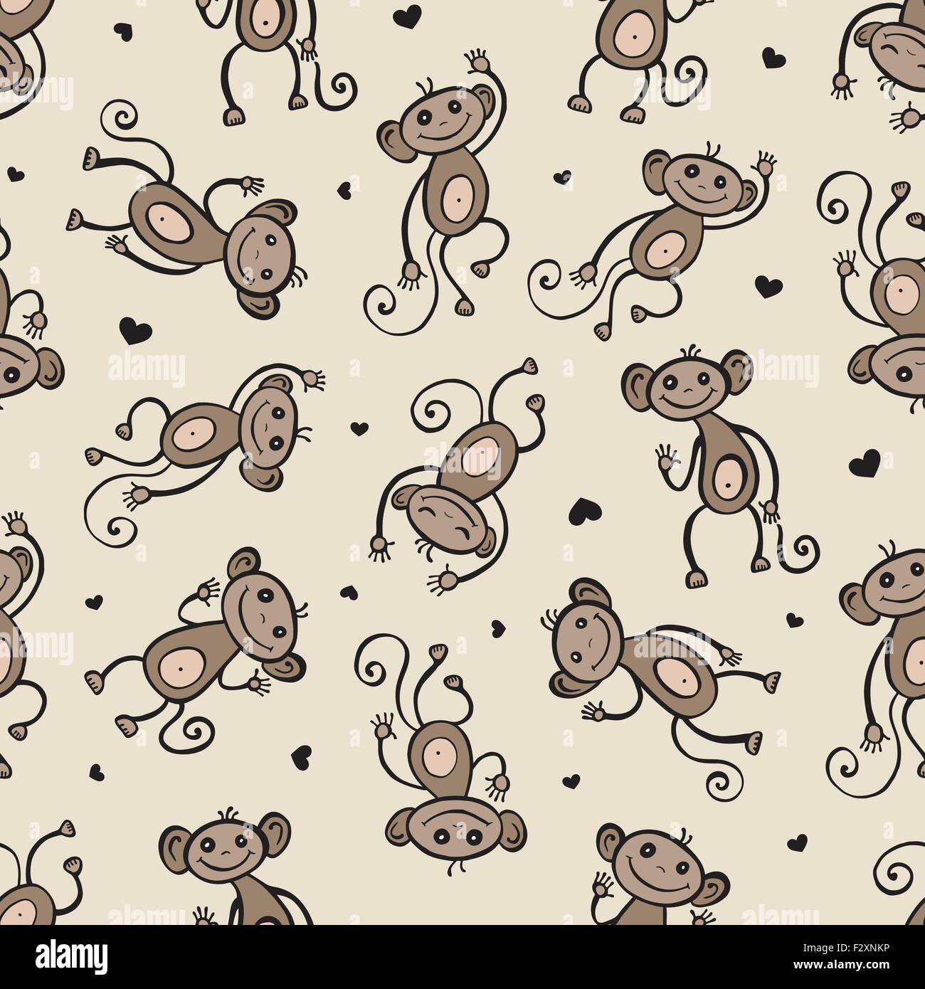 Chinese zodiac Monkey Stock Vector Image & Art - Alamy