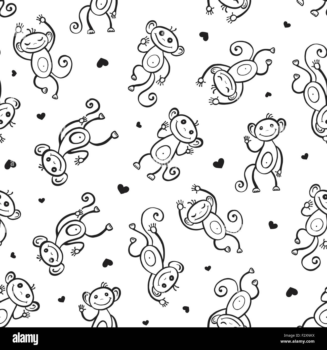 Chinese zodiac Monkey Stock Vector Image & Art - Alamy