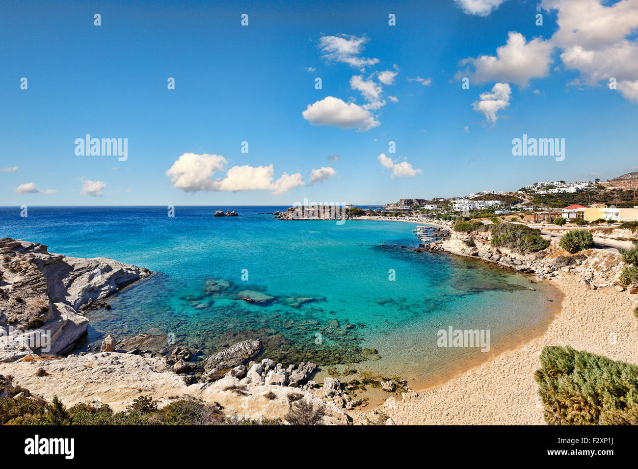 Mikri Amoopi beach in Karpathos, Greece Stock Photo - Alamy