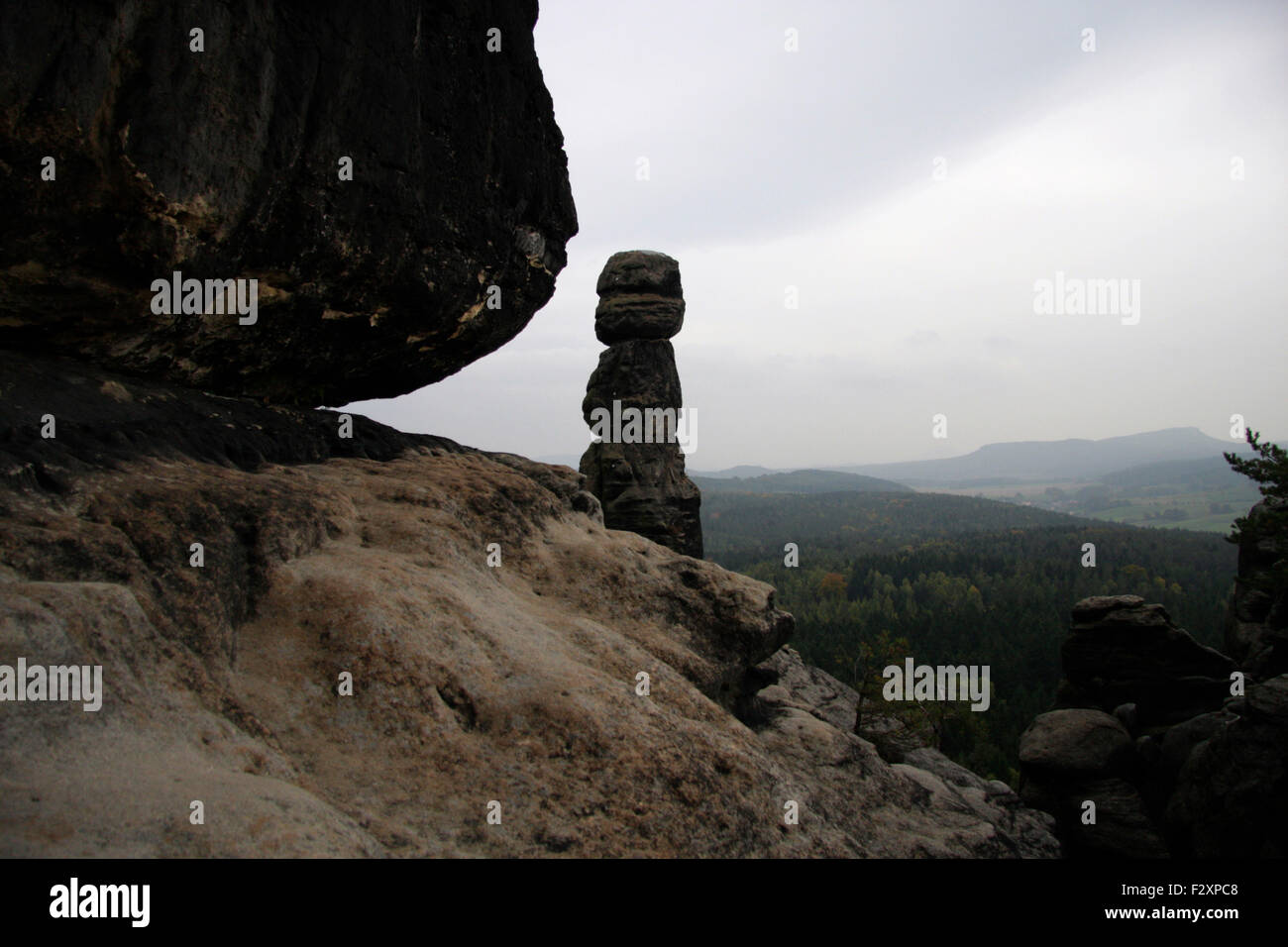 Barbarine am Pfaffenstein - Saechsische Schweiz Stock Photo - Alamy