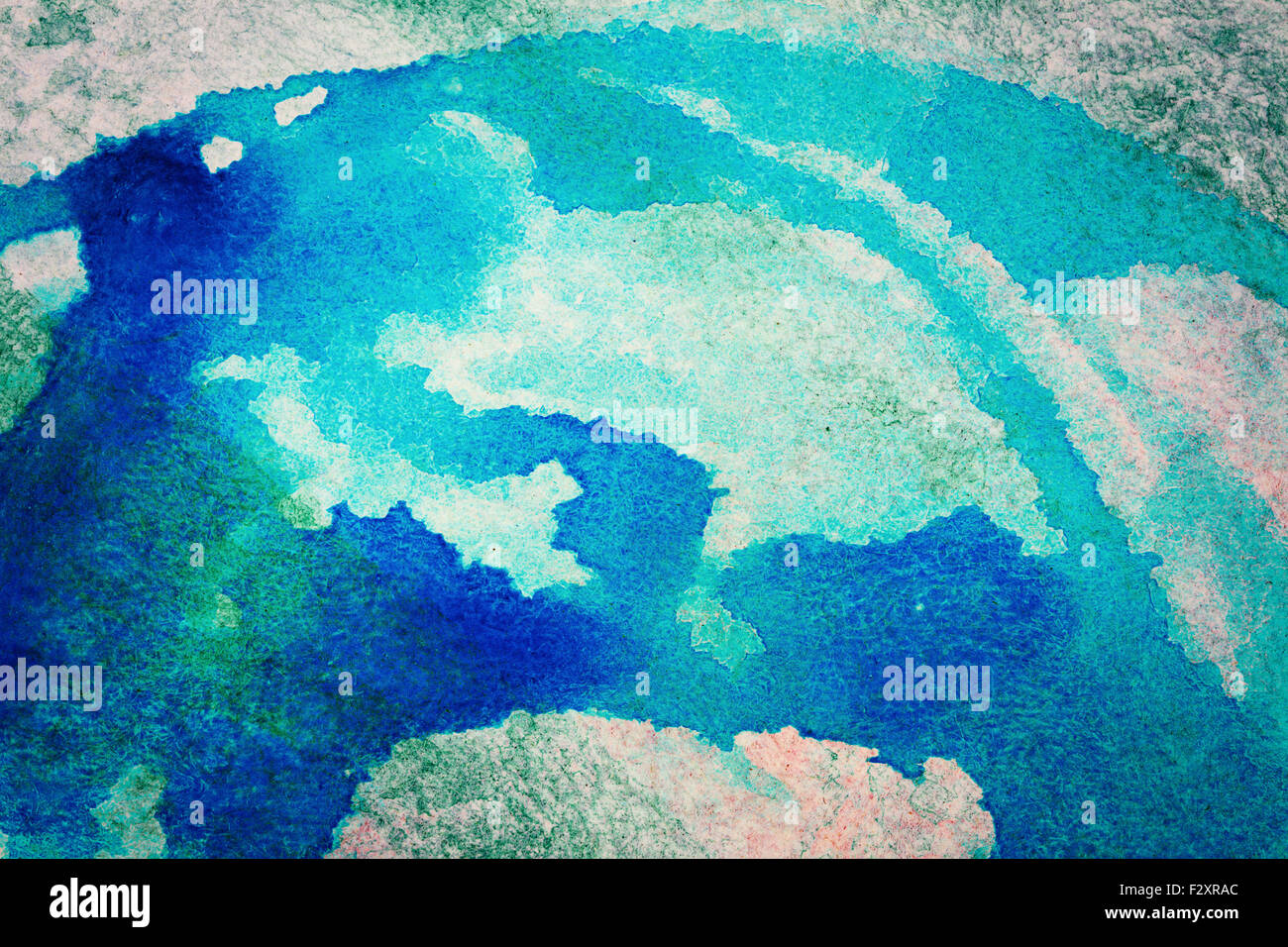 Designed abstract hand drawn dark blue acrylic background Stock Photo ...