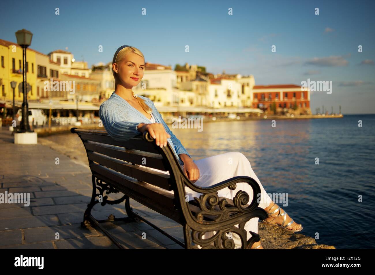 Beautiful woman outdoors Stock Photo - Alamy