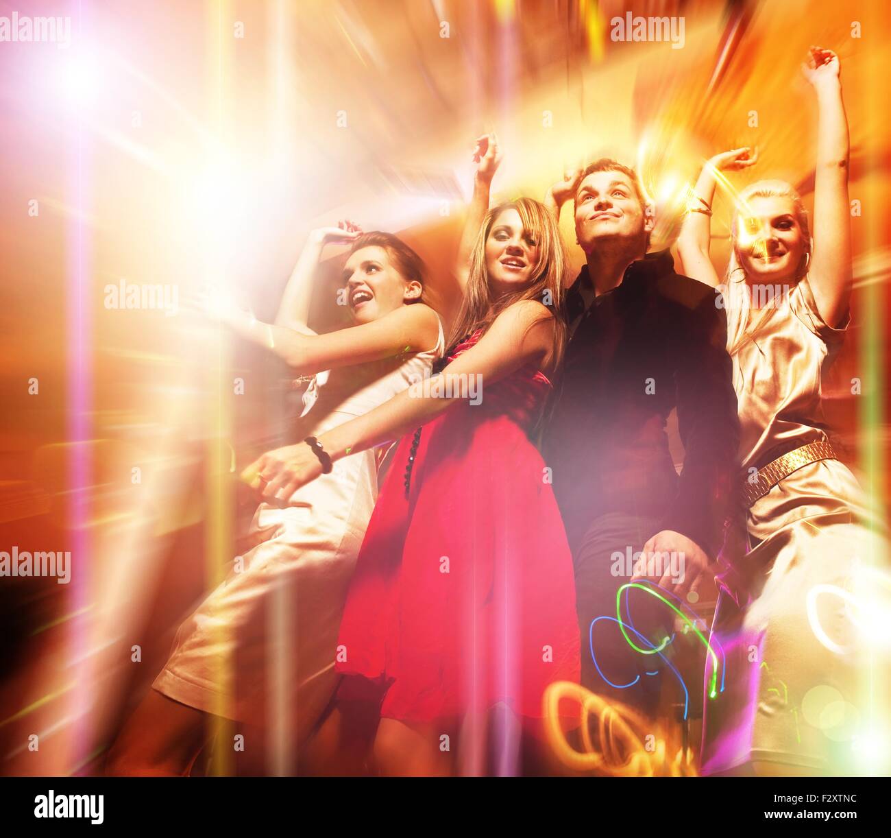 People dancing in the night club Stock Photo - Alamy