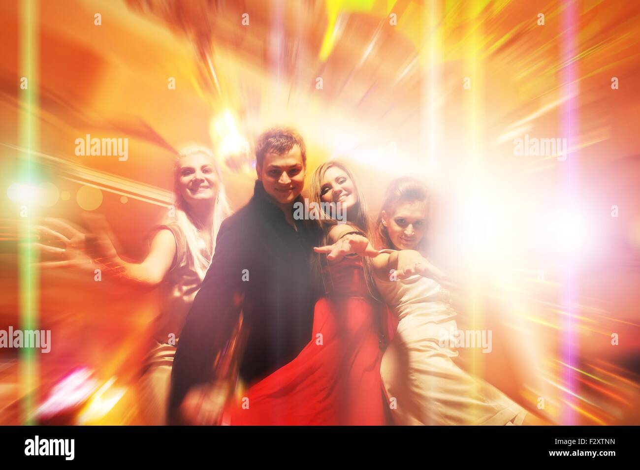 People dancing in the night club Stock Photo - Alamy