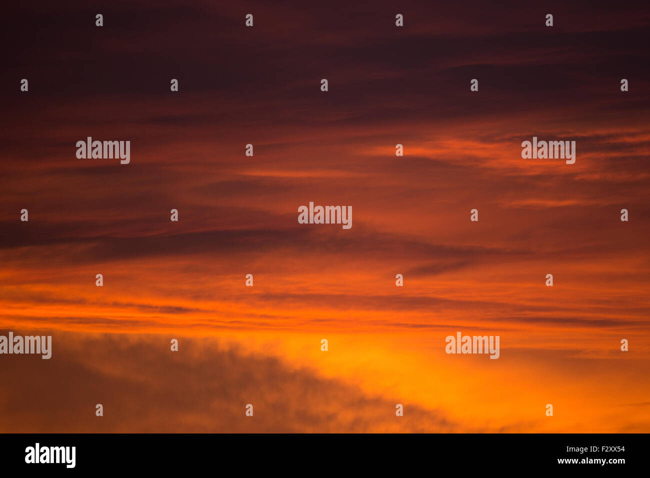 Sunset cloud formation, Suffolk, UK Stock Photo - Alamy