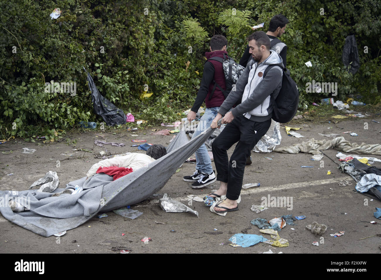 Serbia. 25th Sep, 2015. Europe, Serbia, Sid, serbian croatian border of ...