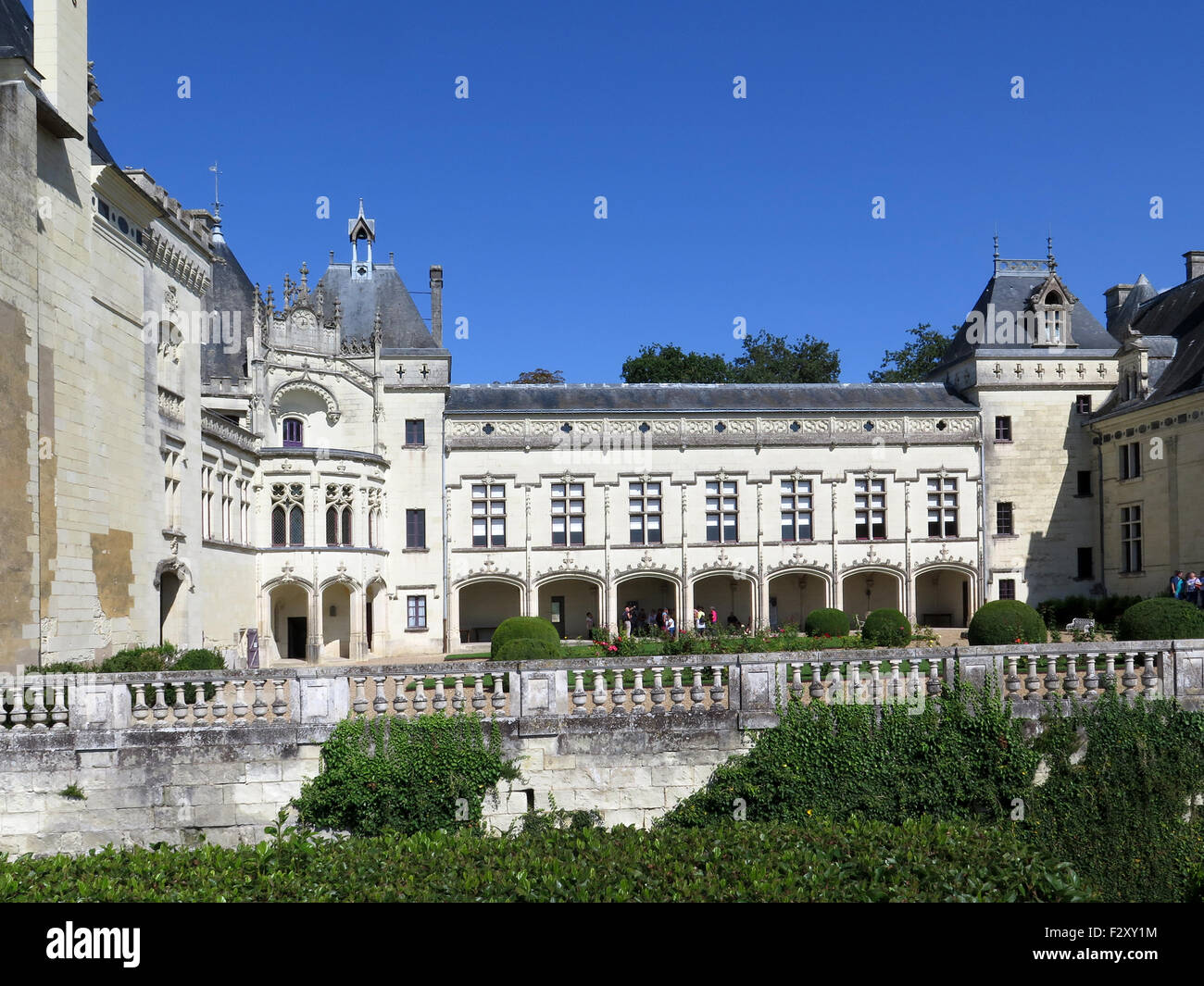 Chateau de Breze, in the Valle des Rois France Stock Photo - Alamy