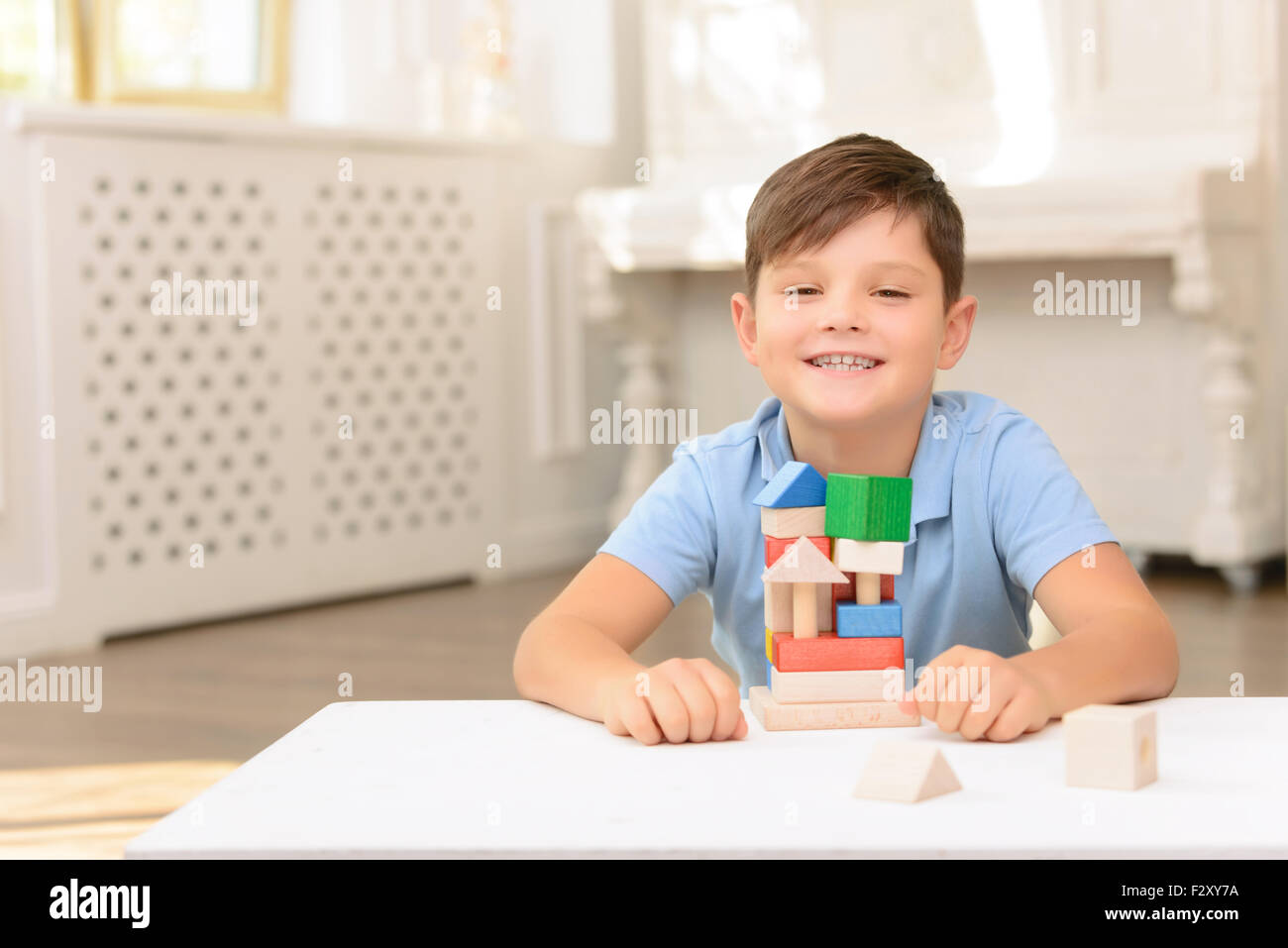 Little boy having fun Stock Photo - Alamy