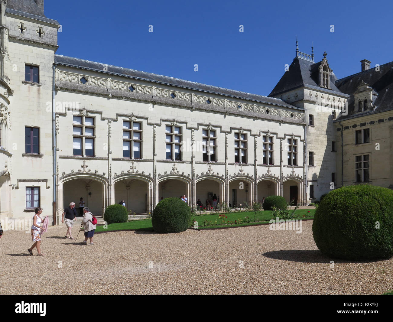 Chateau de Breze, in the Valle des Rois, France Stock Photo - Alamy